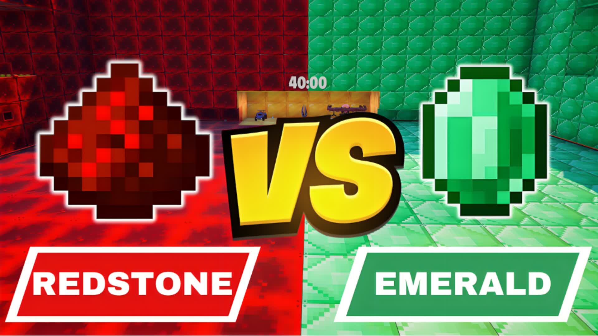 REDSTONE VS EMERALD 🔴🟢 [ diogosh ] – Fortnite Creative Map Code