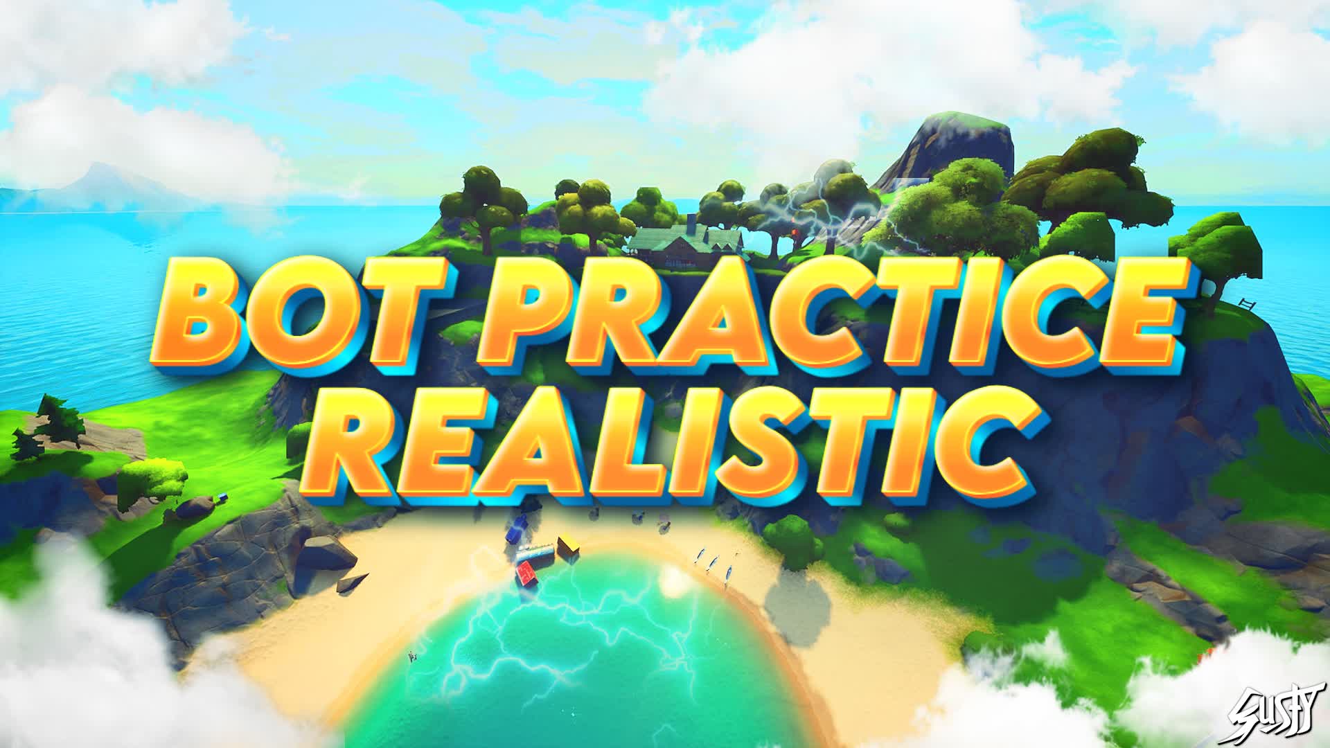 BOT PRACTICE REALISTIC [ gust ] – Fortnite Creative Map Code