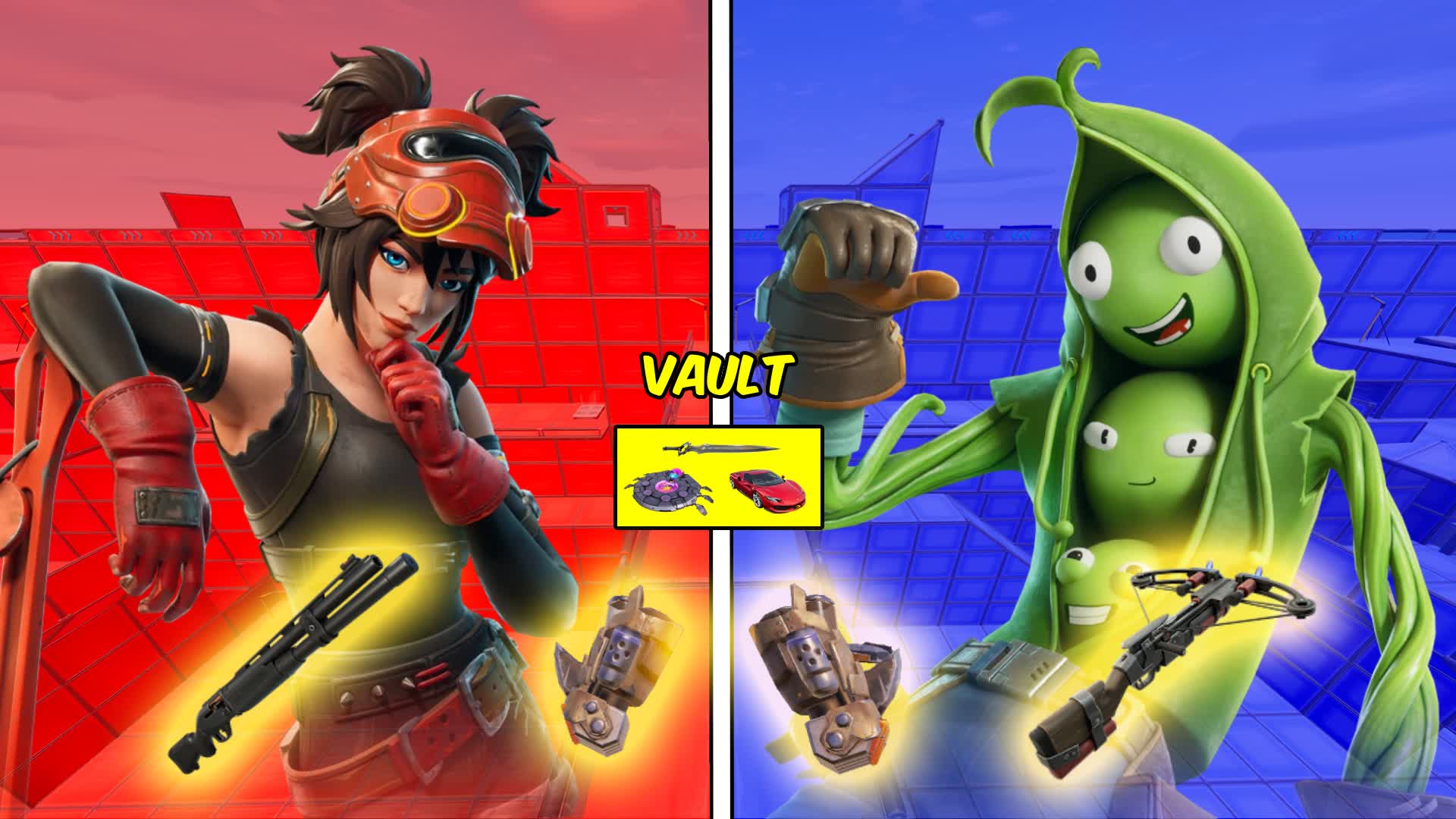 WRECKED RED VS BLUE GUN GAME HERO'S 🔴🔵 [ casson ] – Fortnite Creative ...