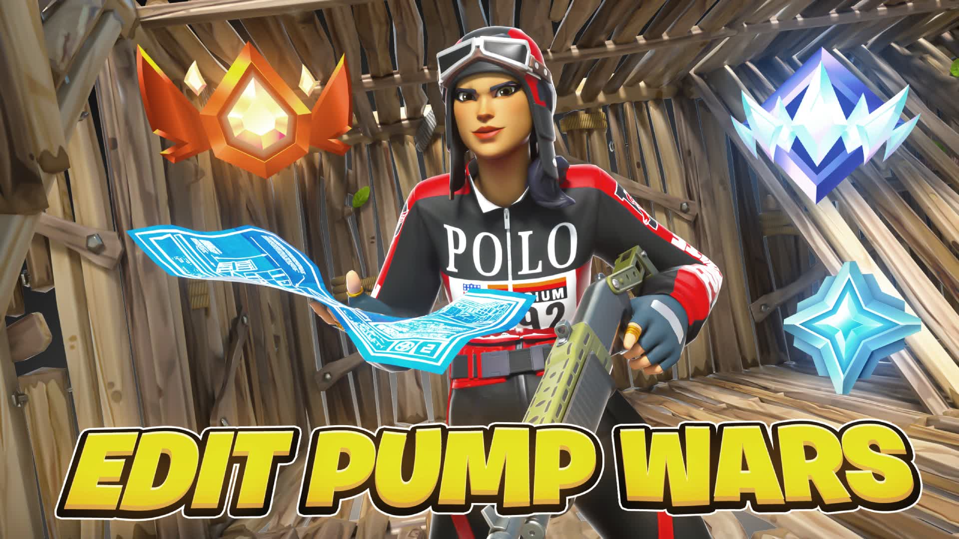 ️EDIT PUMP WARS🎯 [ reyzfn ] – Fortnite Creative Map Code