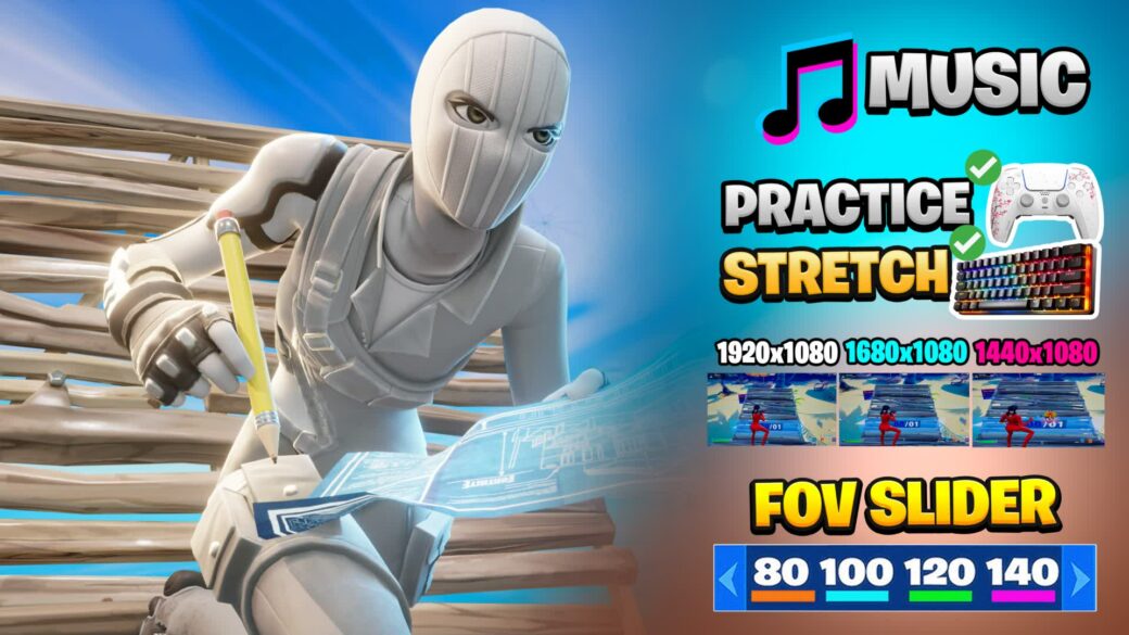 KIDO MUSIC 1V1 [STRETCHED] [ kidofn ] – Fortnite Creative Map Code