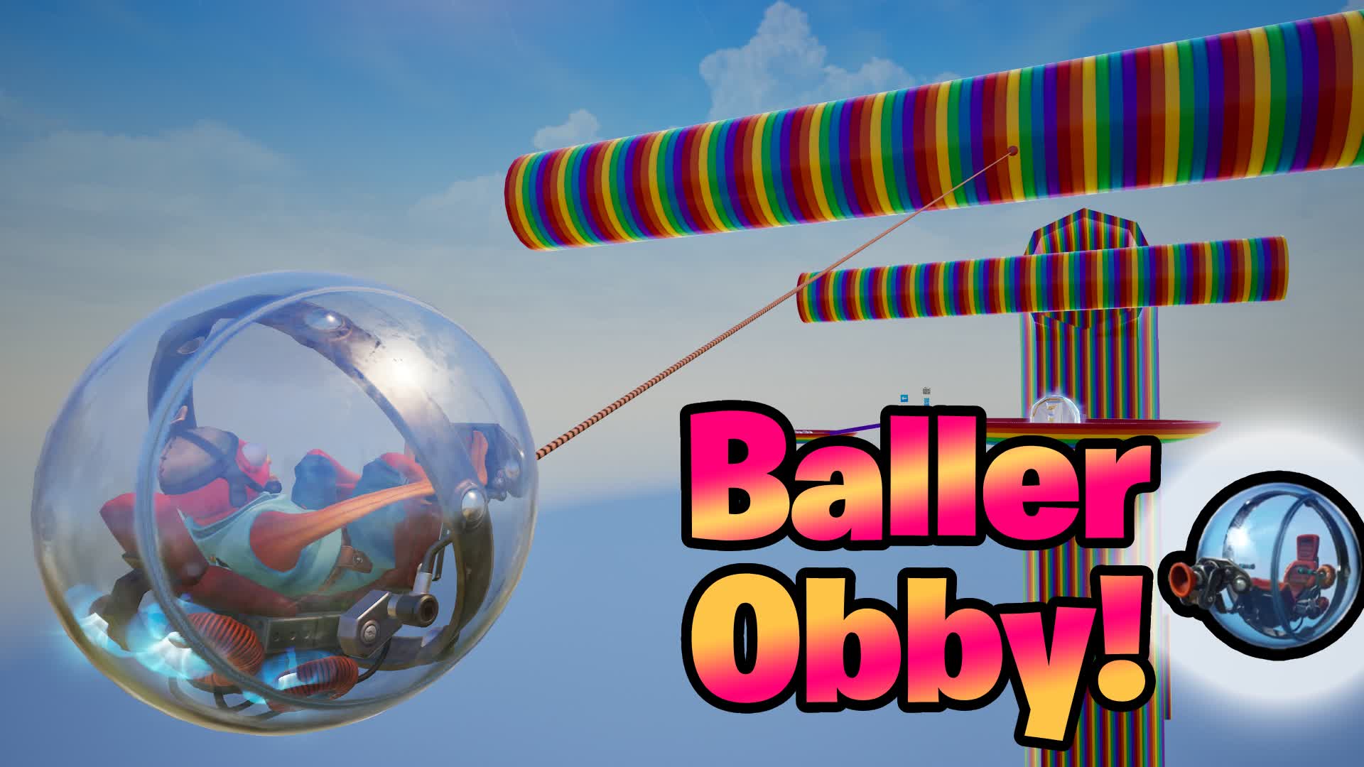 OBBY BUT YOU'RE INSIDE A BALLER! [ imo ] – Fortnite Creative Map Code