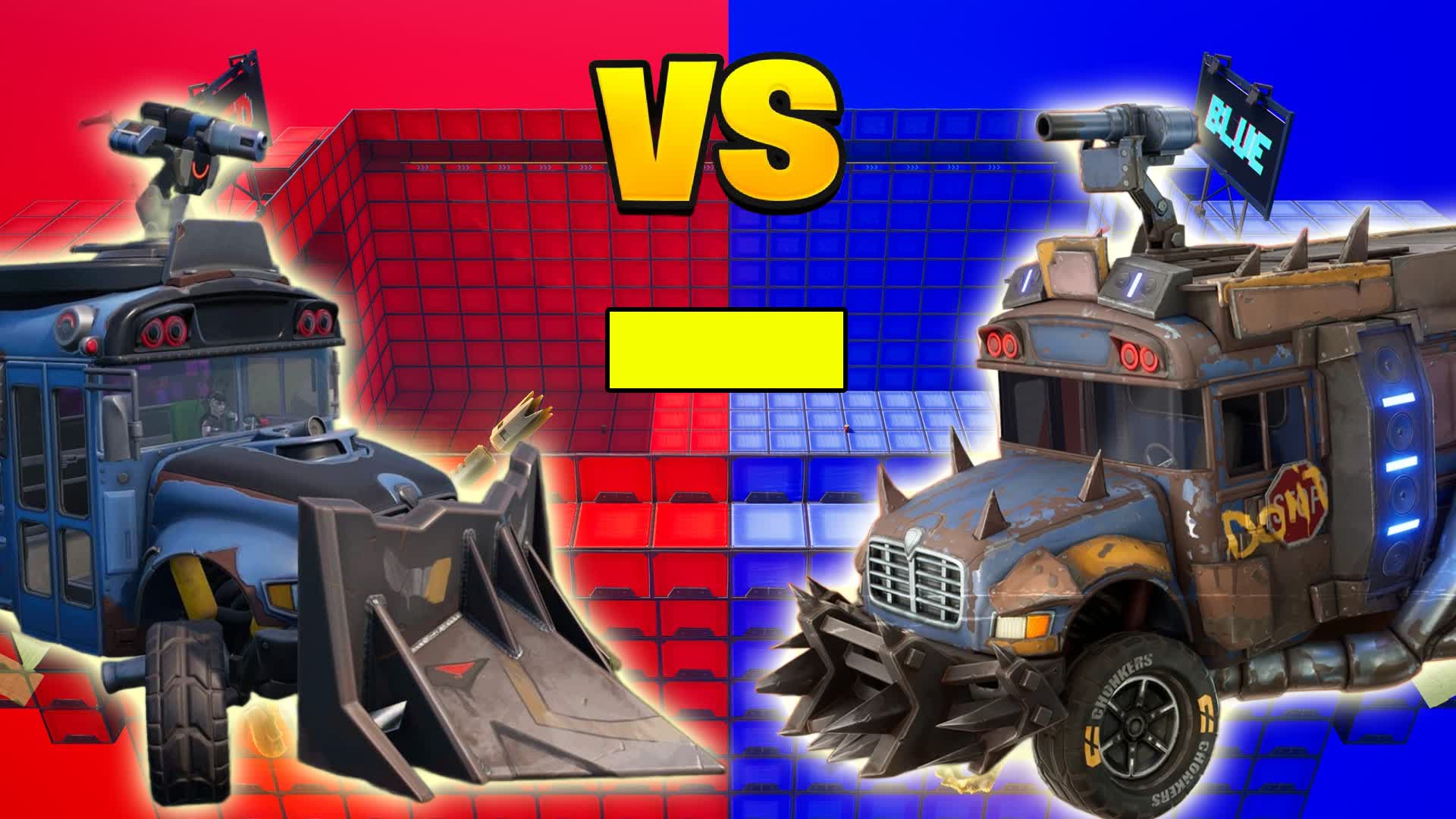 🛡️ BUS RED VS BLUE 🔴🔵 [ rmi7f ] – Fortnite Creative Map Code