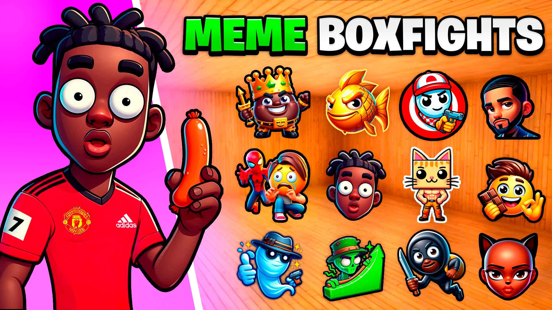 MEME BOXFIGHTS 📦 [ darix ] – Fortnite Creative Map Code