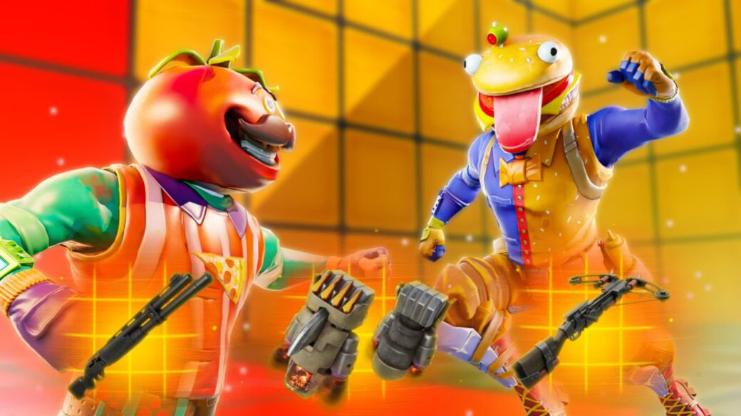 🍅CRAZYY TOMATO VS BURGER🍔 [ kris_bg06 ] – Fortnite Creative Map Code