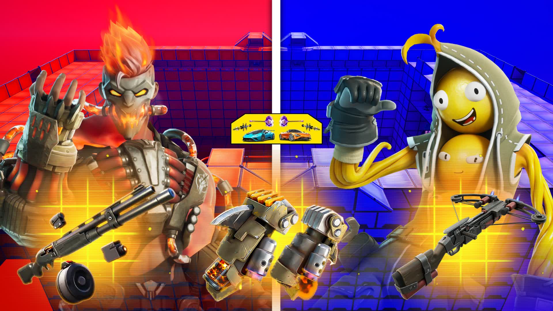 INSANE RED VS BLUE 🔴🔵 [ prowess ] – Fortnite Creative Map Code