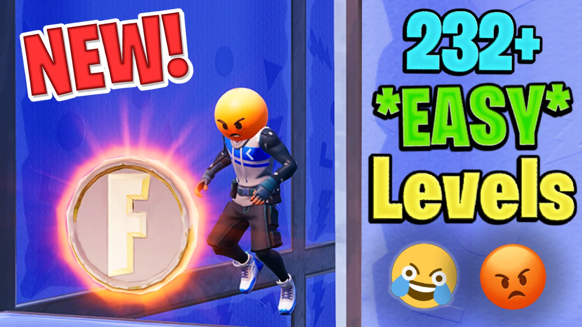 Easy Emoji 232+ Deathrun 😂😡 [ mindofnick ] – Fortnite Creative Map Code