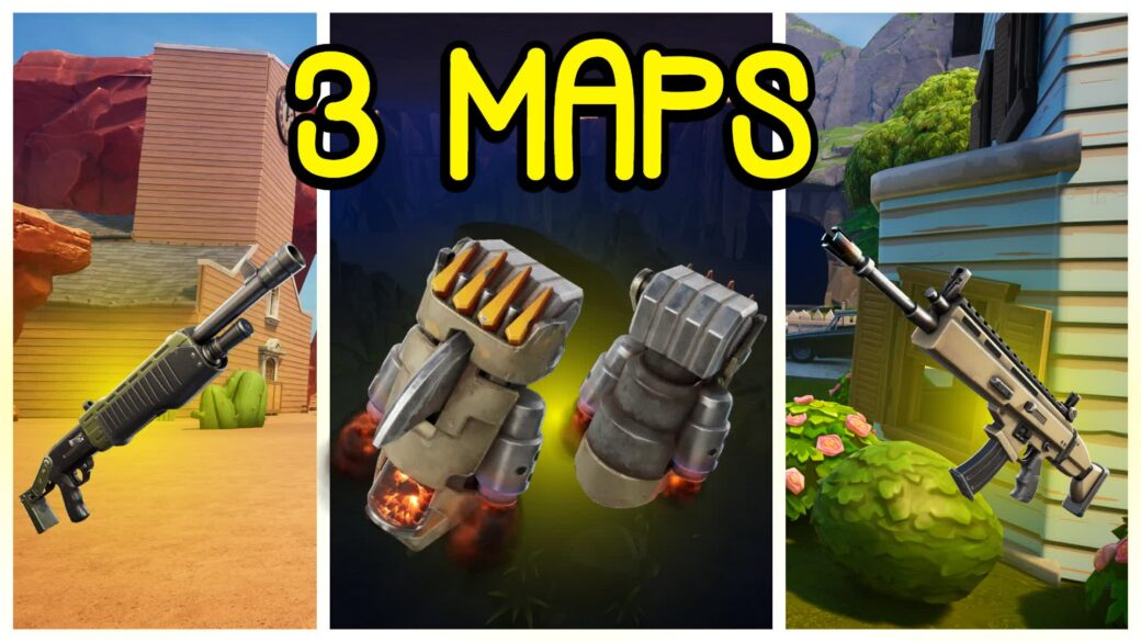 🎯ONE SHOT GUN GAME🎯 3 MAPS 🌎 [ mattratt ] – Fortnite Creative Map Code