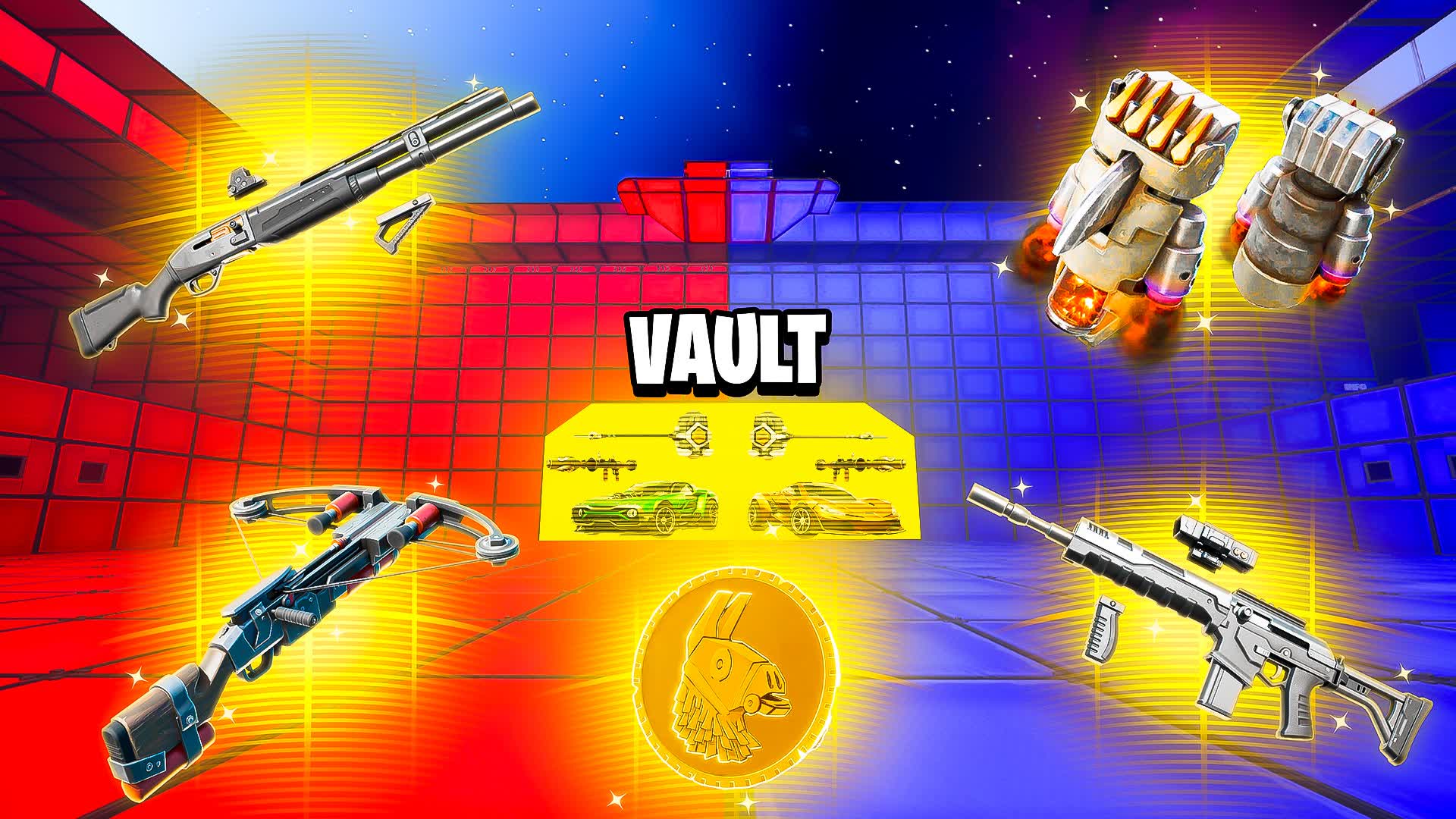 TURBO RED VS BLUE 🔴🔵 [ illusion ] – Fortnite Creative Map Code