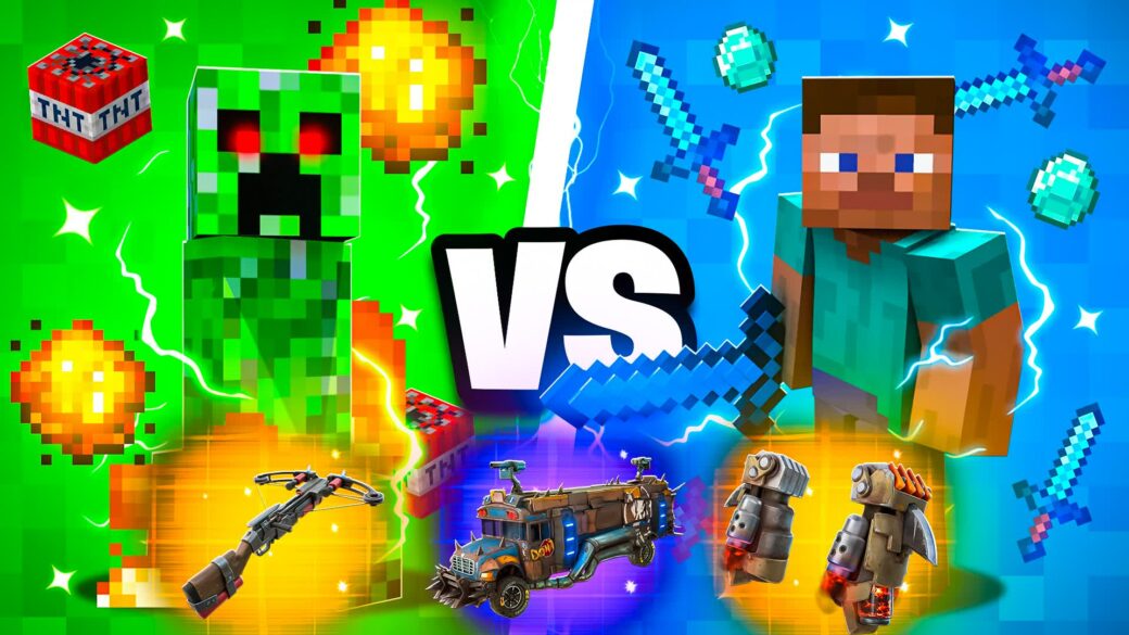 CREEPER VS STEVE HEROES ONE SHOT CAPTURE [ xp-bossik ] – Fortnite ...
