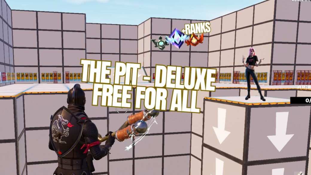 THE PIT - DELUXE - FREE FOR ALL [ rosodeluxe ] – Fortnite Creative Map Code