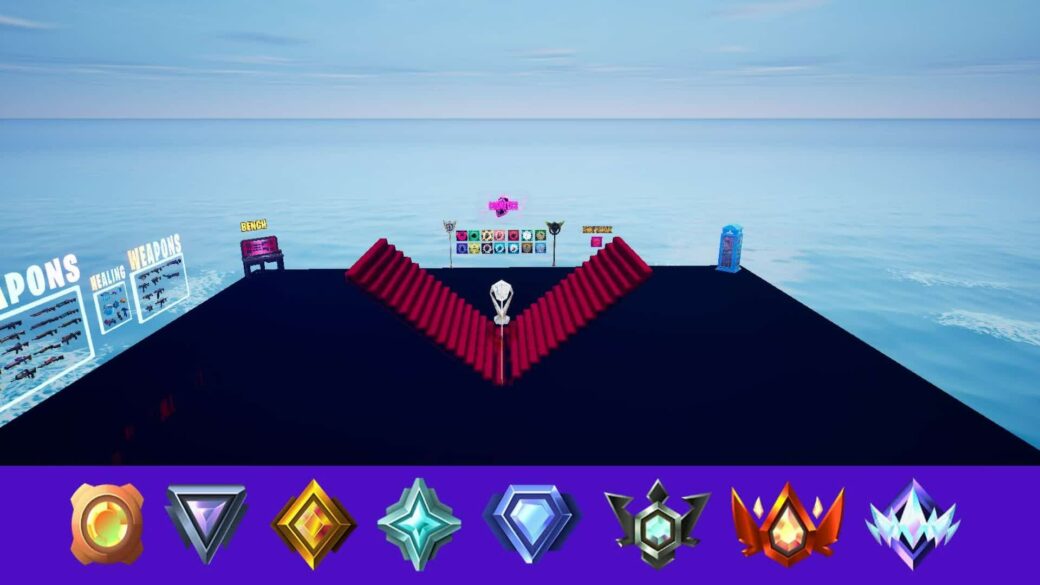 THE FLOOR IS LAVA (ZoneWars) [ mysteres89 ] – Fortnite Creative Map Code