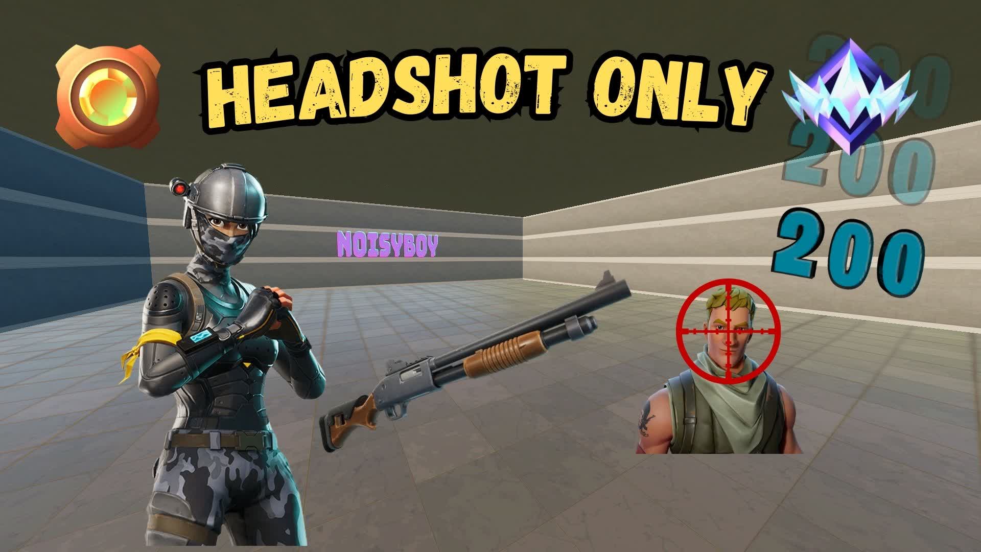 headshot only [ noisyboy ] – Fortnite Creative Map Code