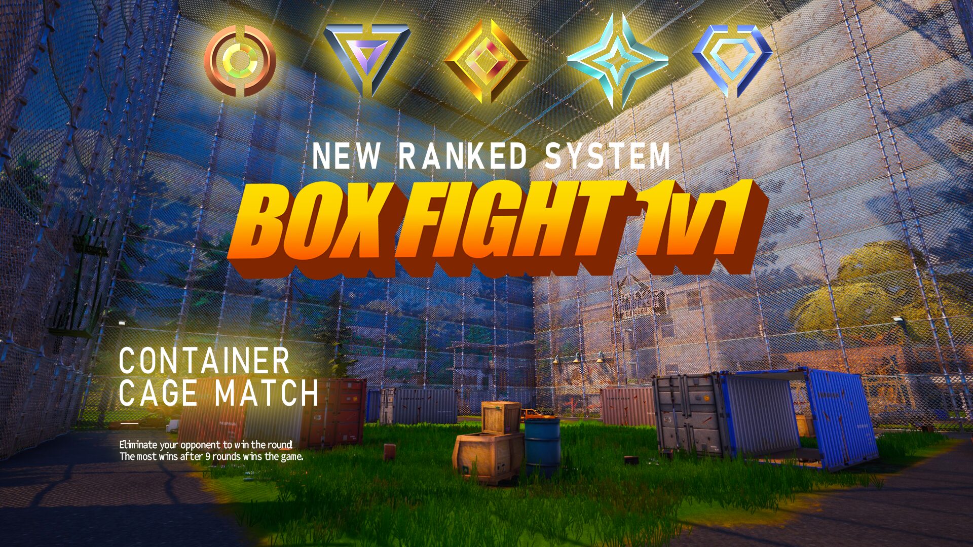 CONTAINER BOX FIGHT - CAGE MATCH [ jimmi_bp ] – Fortnite Creative Map Code