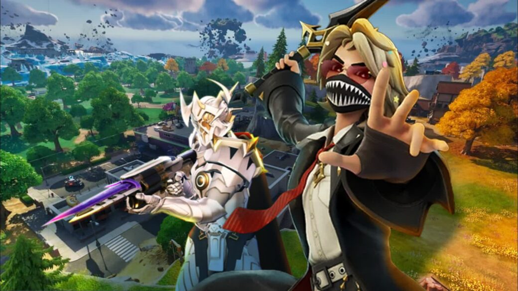 🎳 Splitty Falls: Gun Game 🏡 [ cybervortex ] – Fortnite Creative Map Code