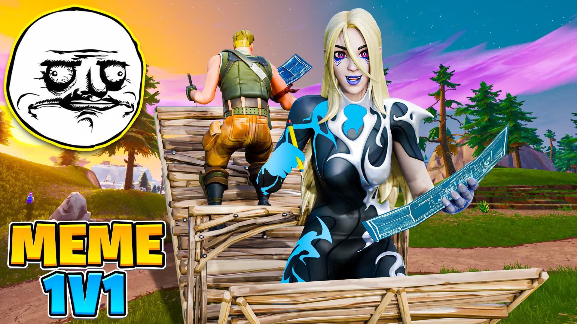 1v1 Meme Wars 🤡 [ alpha117 ] – Fortnite Creative Map Code