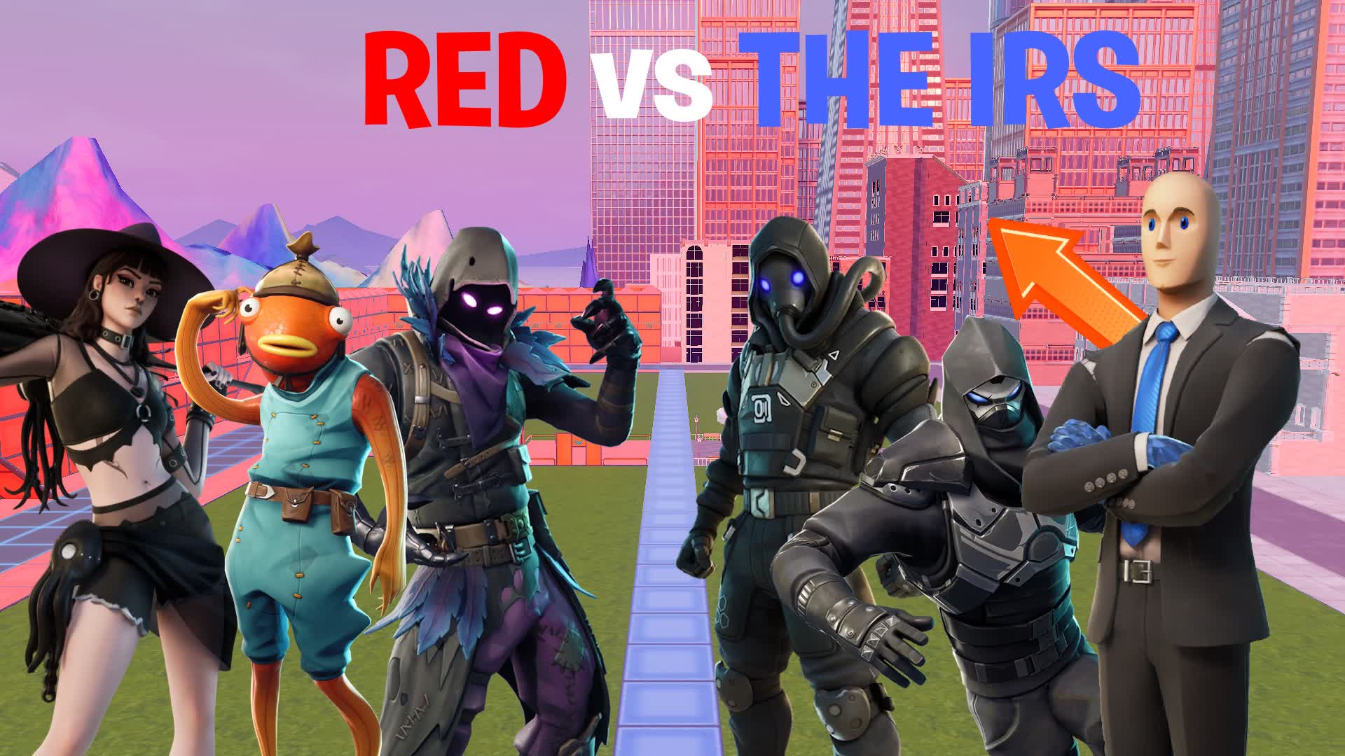 Red VS The IRS [ 009_dreamscape ] – Fortnite Creative Map Code