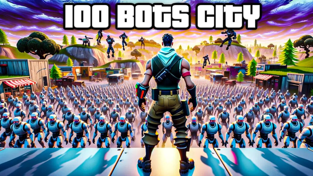 🧨1 vs 100 BOTS CITY - FFA ALL WEAPONS [ ovt94 ] – Fortnite Creative Map ...