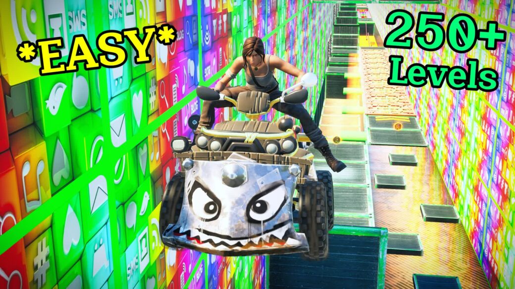 🌟EASY PARKOUR 250 LEVELS🌟 [ atka ] – Fortnite Creative Map Code