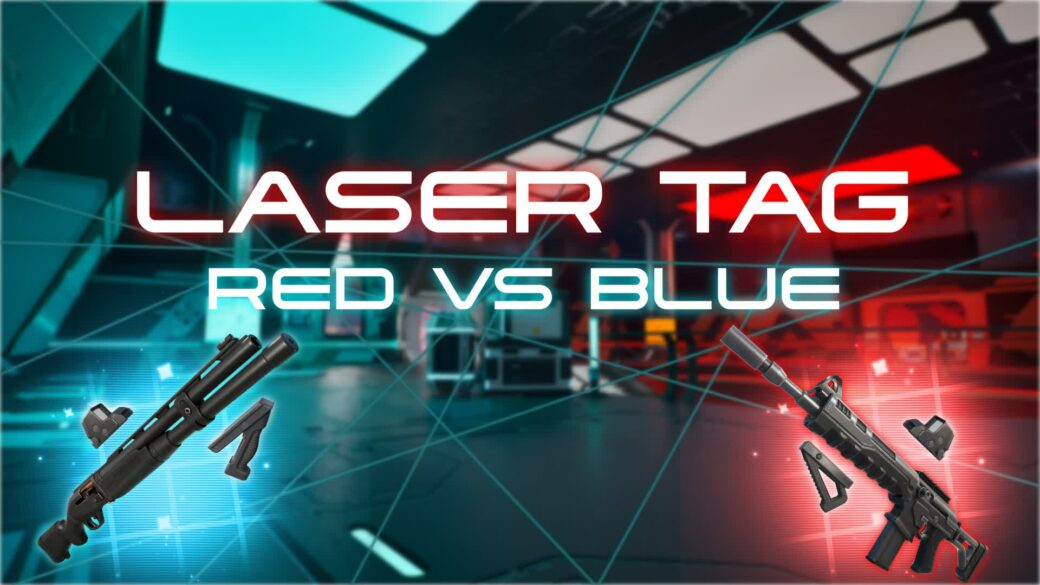 RED VS BLUE LASER TAG [ o-seymour17 ] – Fortnite Creative Map Code