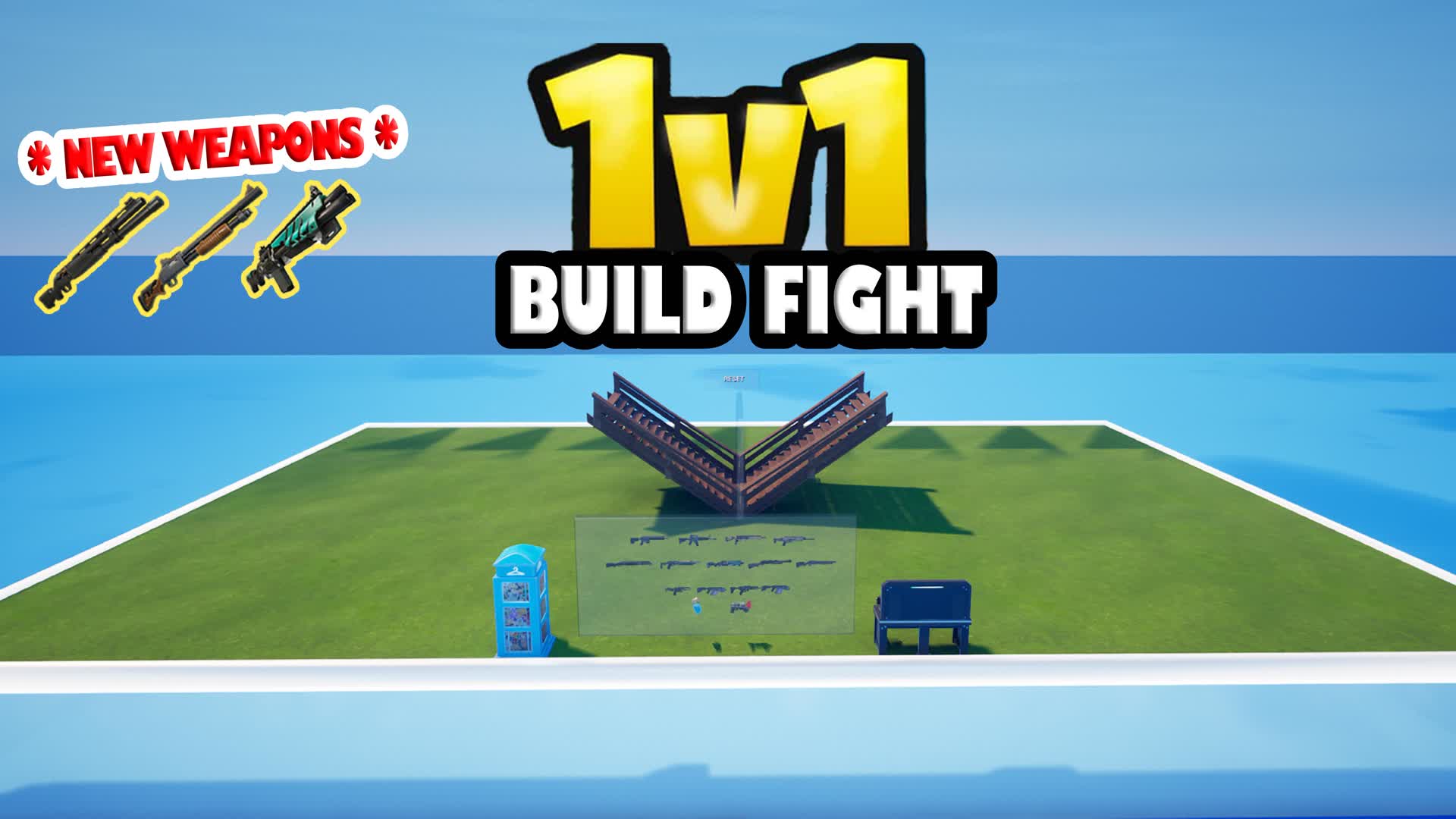 🏆BEST MUSIC 1V1🎵 [10+ SONGS] [ montik ] – Fortnite Creative Map Code