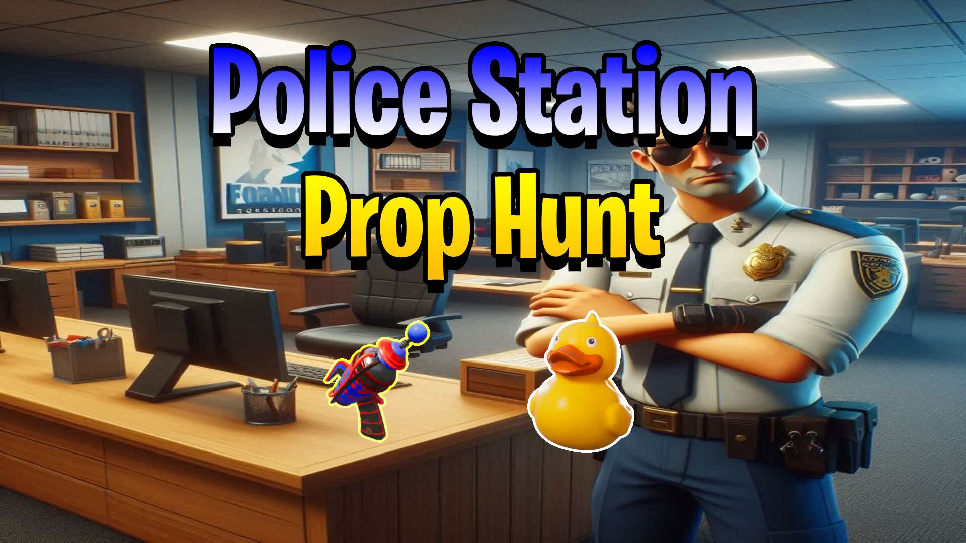Police Station Prop Hunt🚨 [ tnnk ] – Fortnite Creative Map Code