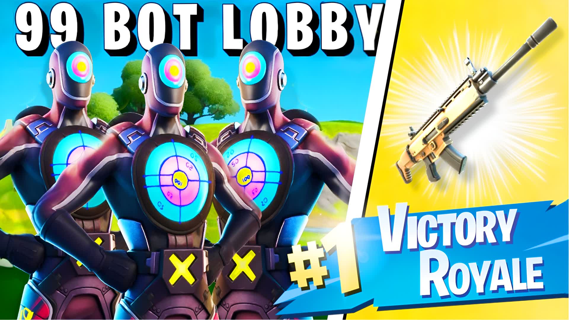 99 OG BOTS 🎯 BOT ROYALE - FFA [ flaming ] – Fortnite Creative Map Code