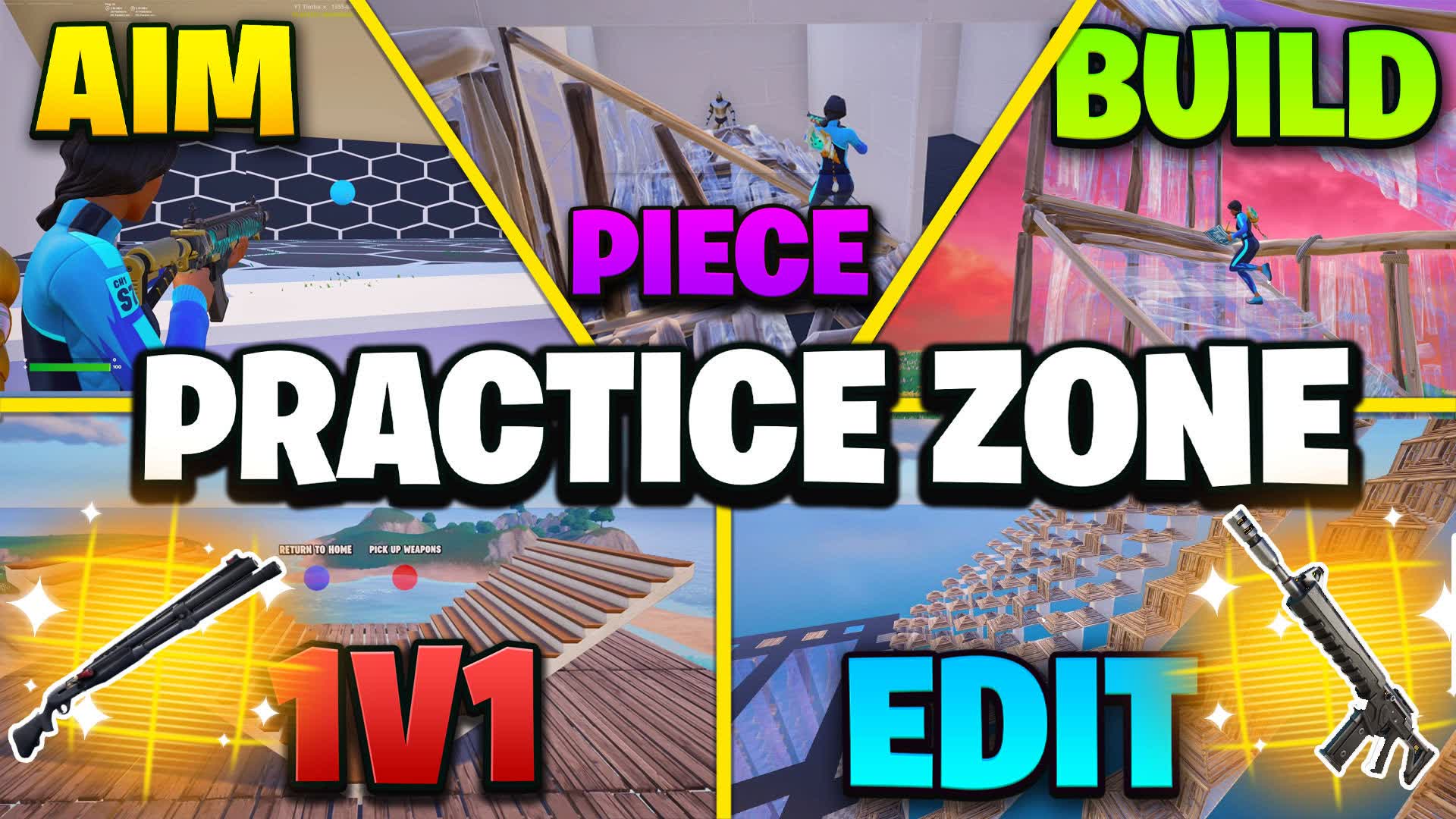 🎯 ALL IN ONE PRACTICE MAP 🎯 [ timba-x ] – Fortnite Creative Map Code