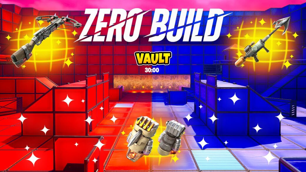 Fun Zero Build Red VS Blue 🔴🔵 [ nmkn ] – Fortnite Creative Map Code