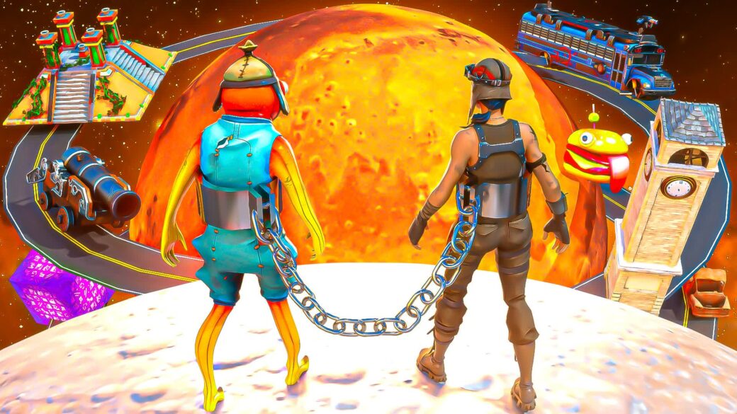 CHAINED TOGETHER FORTNITE! [1-4 PLAYERS] [ doblefn ] – Fortnite ...