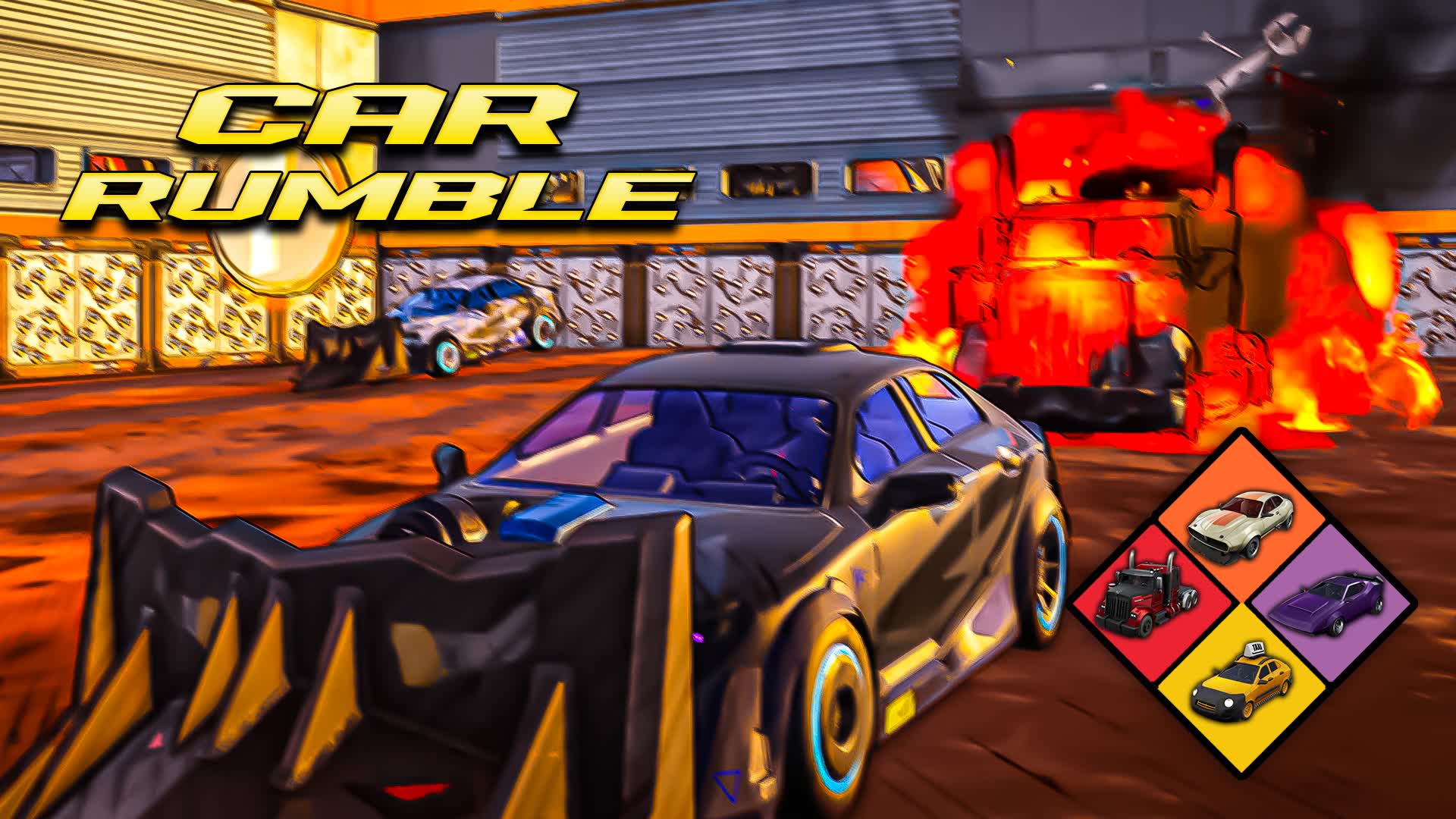 Car Rumble Royale 👑 [ cejezy ] – Fortnite Creative Map Code