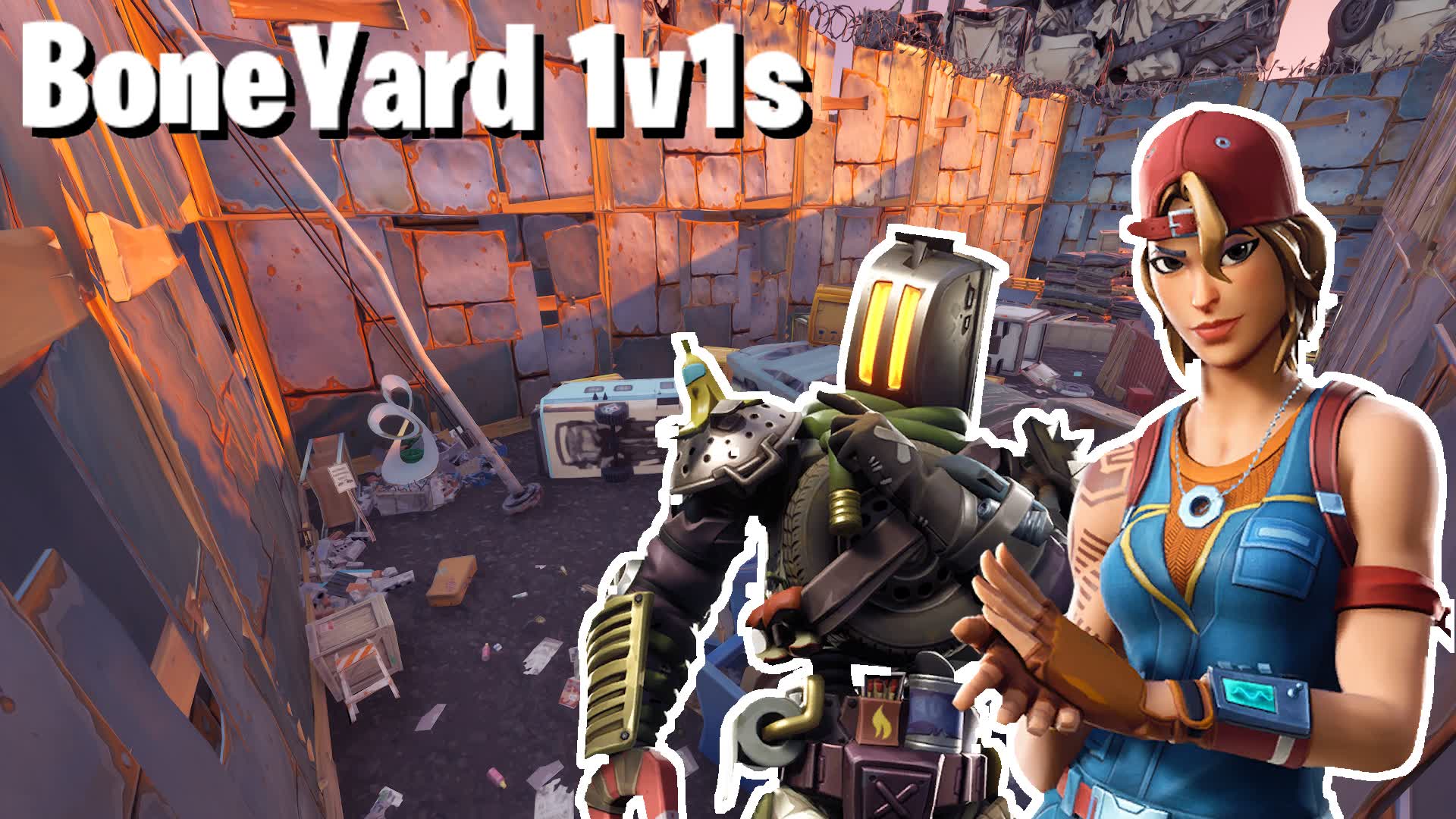 BoneYard 1v1s [ timered ] – Fortnite Creative Map Code
