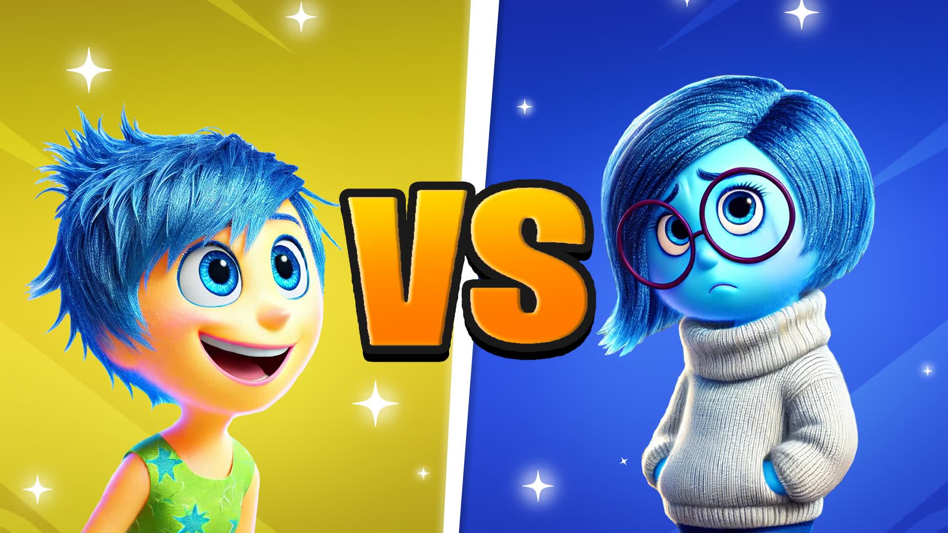 💛 JOY VS SADNESS 💙 [ zenprit ] – Fortnite Creative Map Code