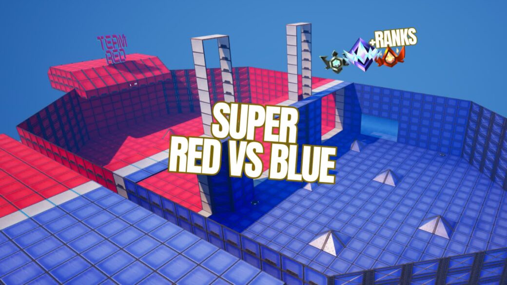 SUPER RED VS BLUE 🌞 [ rosodeluxe ] – Fortnite Creative Map Code
