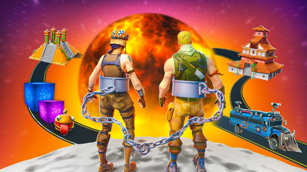 CHAINED TOGETHER 🔗 [OG] [ fncjulianxd ] – Fortnite Creative Map Code