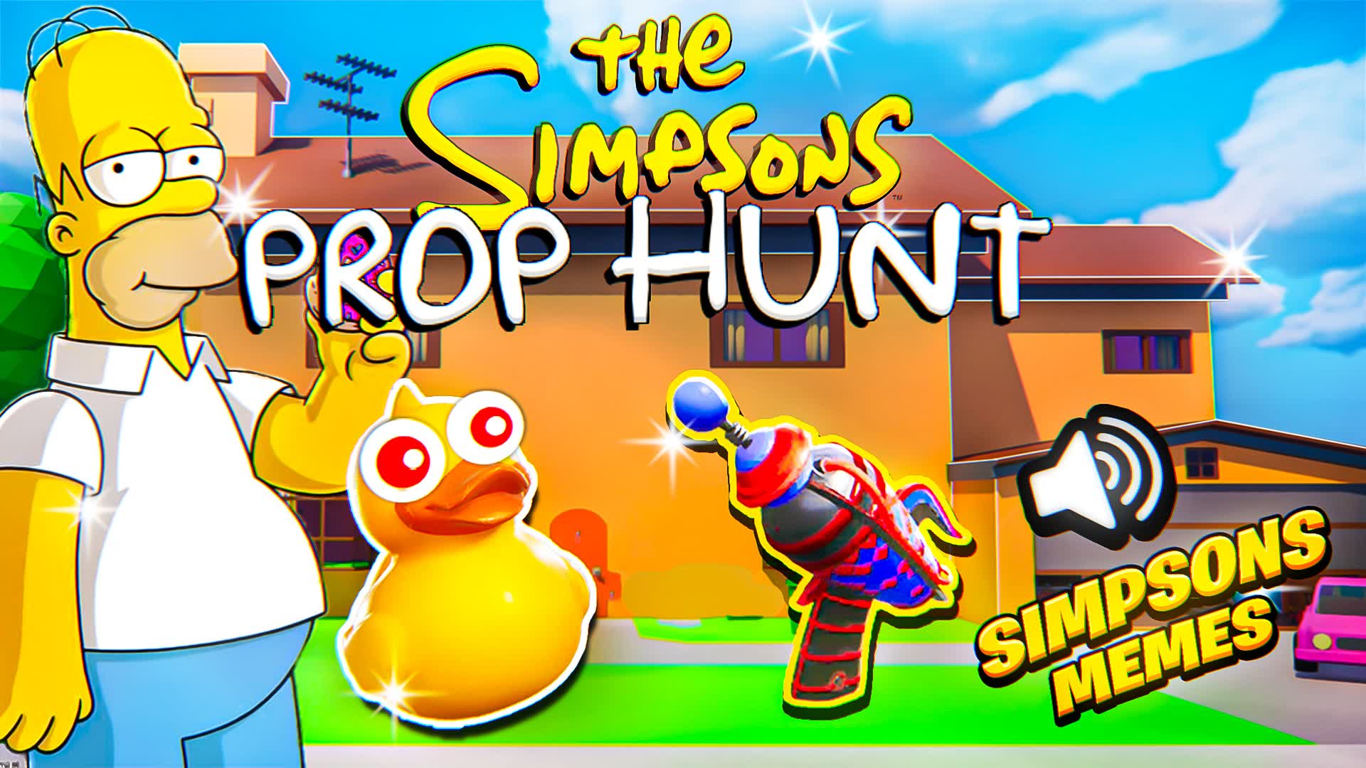 THE SIMPSONS - PROP HUNT 🍩 [ toro026fn ] – Fortnite Creative Map Code