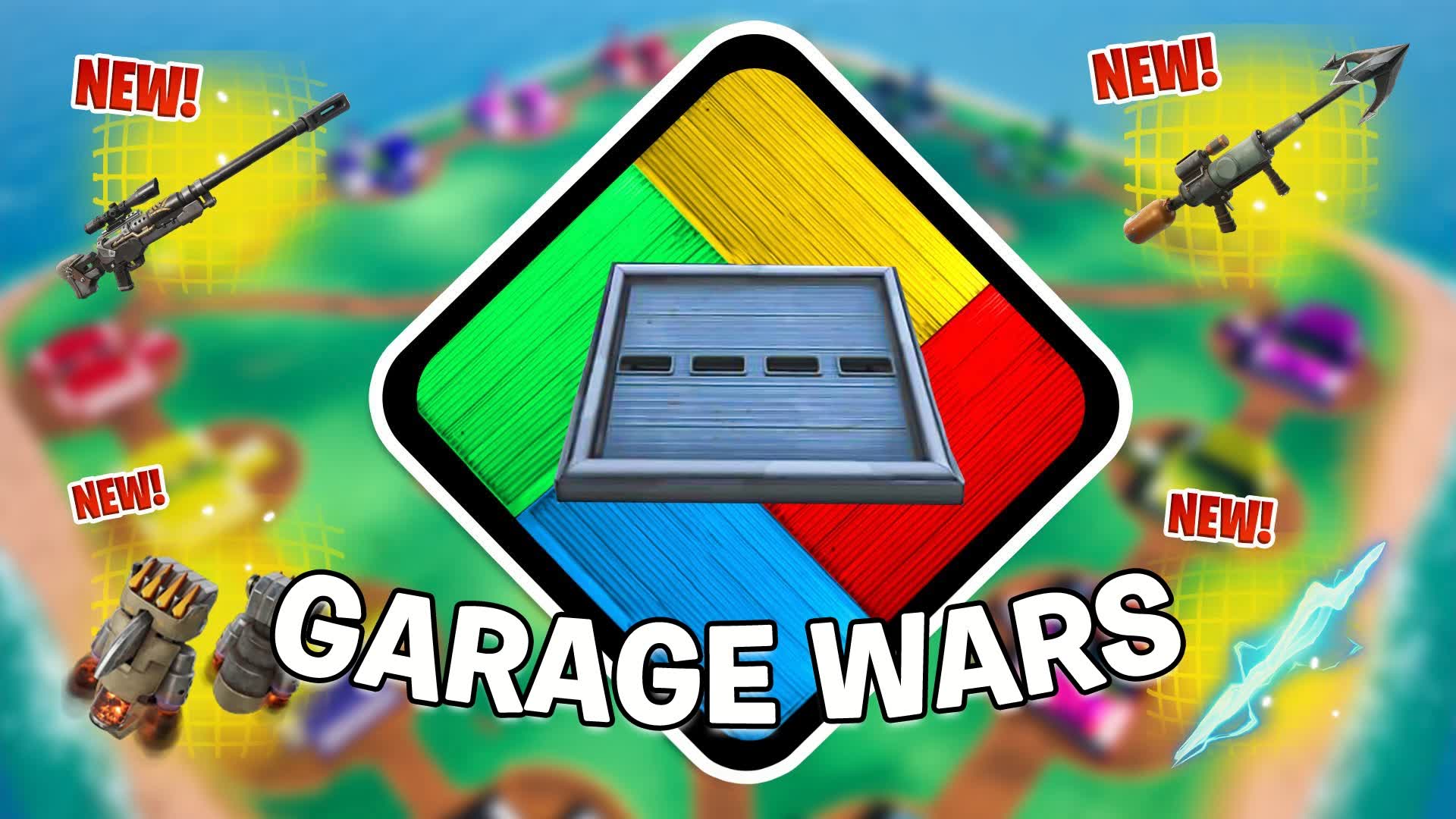 GARAGE WARS - حرب الكراجات [ cmz ] – Fortnite Creative Map Code