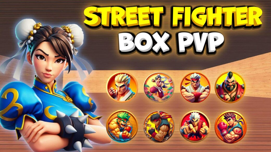 ⚔️ STREET FIGHTER BOX PVP 📦 [ jakeebtw ] – Fortnite Creative Map Code