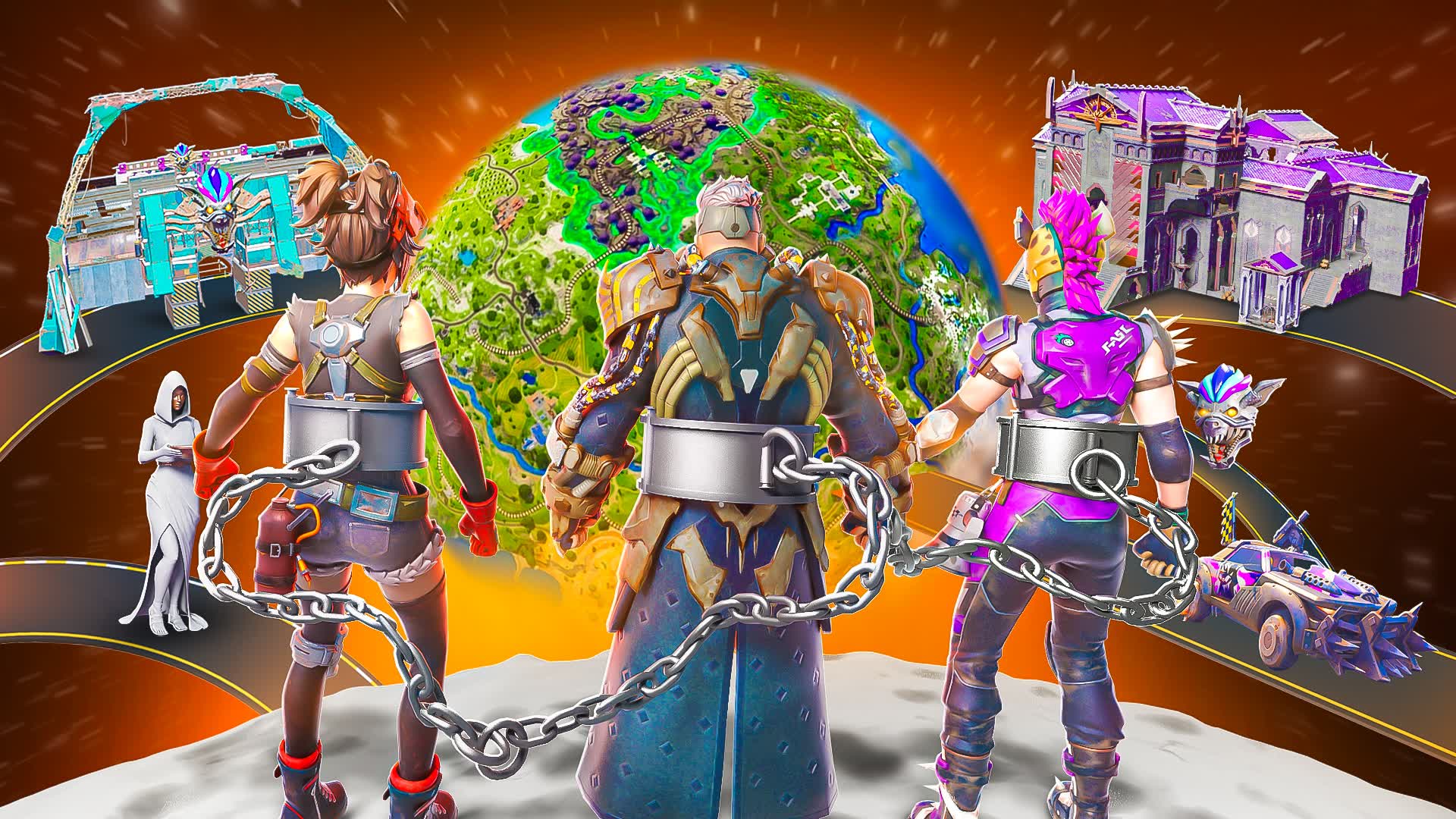 CHAINED TOGETHER 🔗 ONLY UP 🌄 [ palme ] – Fortnite Creative Map Code
