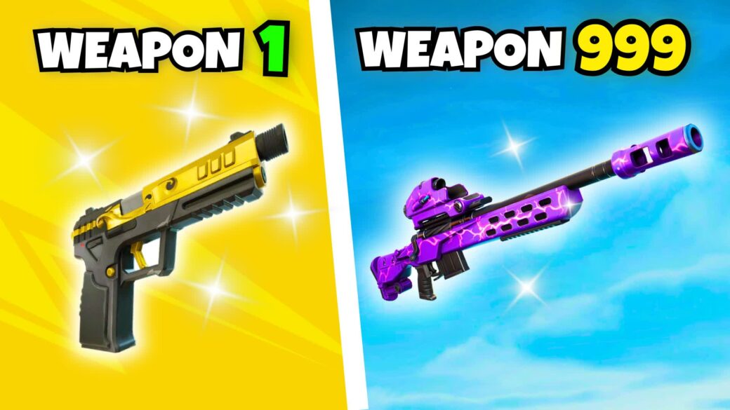 ⭐️ GUN GAME ONE SHOT 🔫 SUMMER [ yonilow ] – Fortnite Creative Map Code