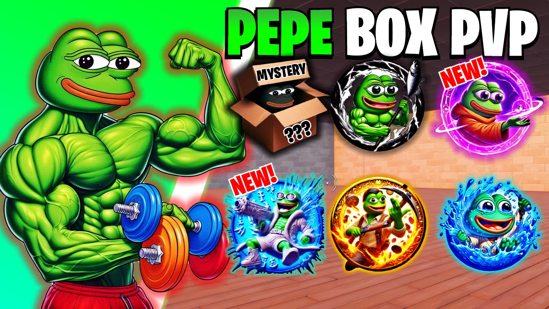 PEPE BOX PVP [ craftas ] – Fortnite Creative Map Code