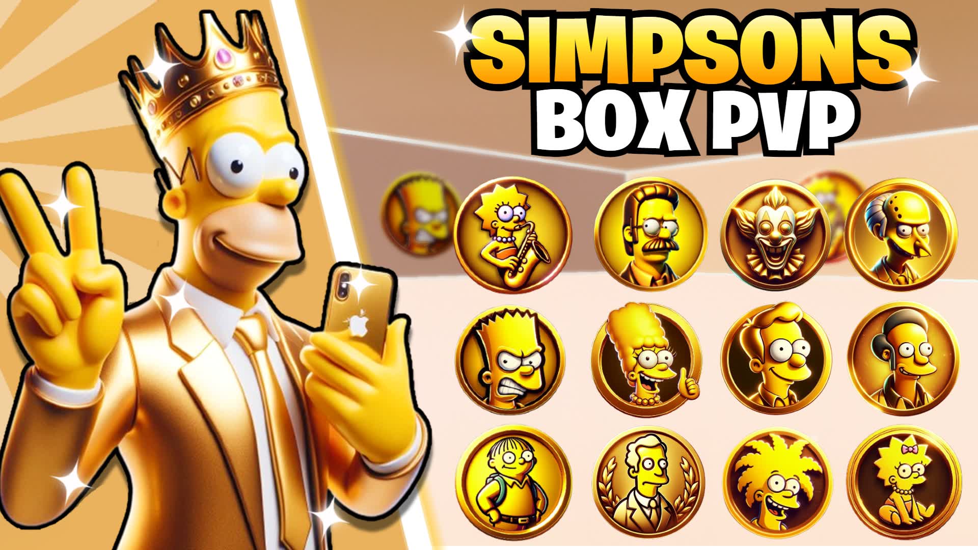 😂 SIMPSONS BOX PVP 📦 [ ltxfn ] – Fortnite Creative Map Code