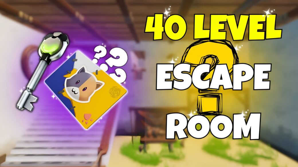 [🚪] 40 ESCAPE ROOM [ kznn ] – Fortnite Creative Map Code