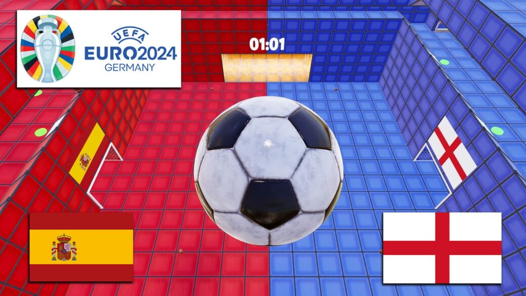 GOAL RED VS BLUE EUROS FOOTBALL [ kingnite ] – Fortnite Creative Map Code