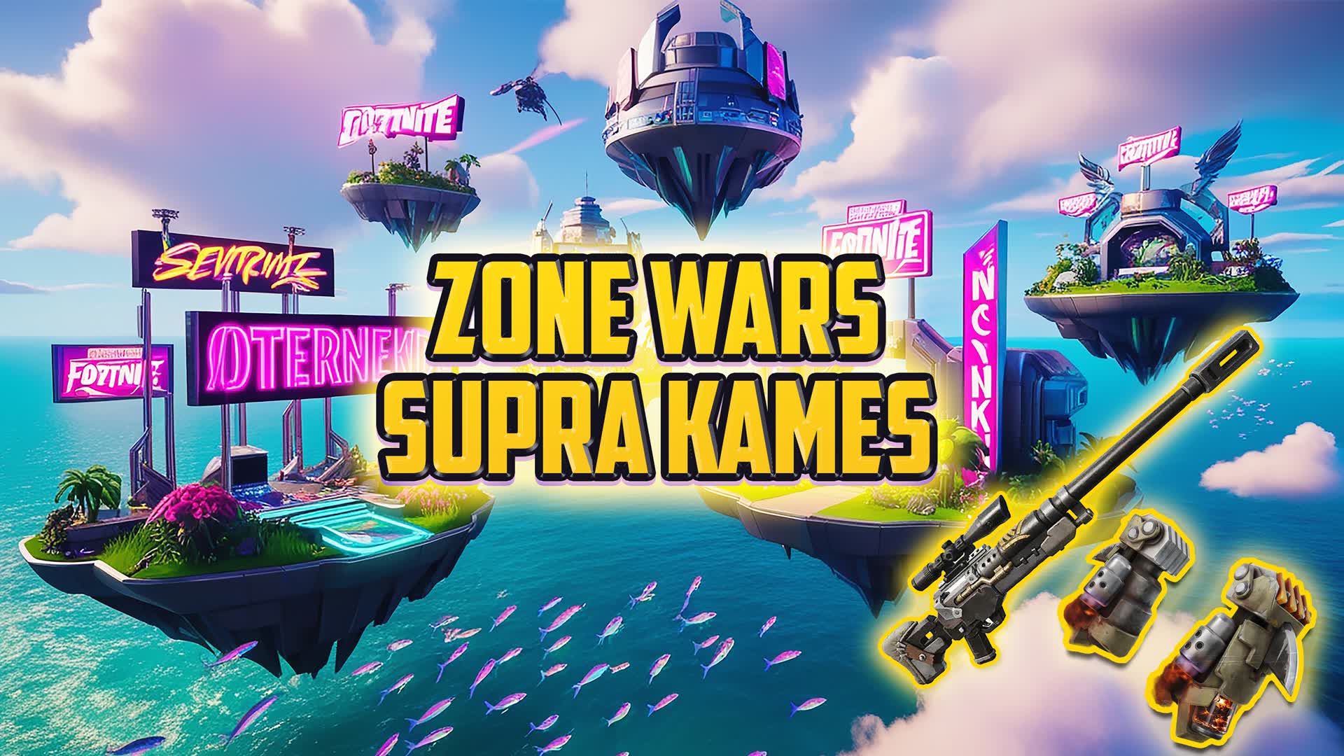 ZONE WARS SUPRA KAMES!!! [ mikekames ] – Fortnite Creative Map Code