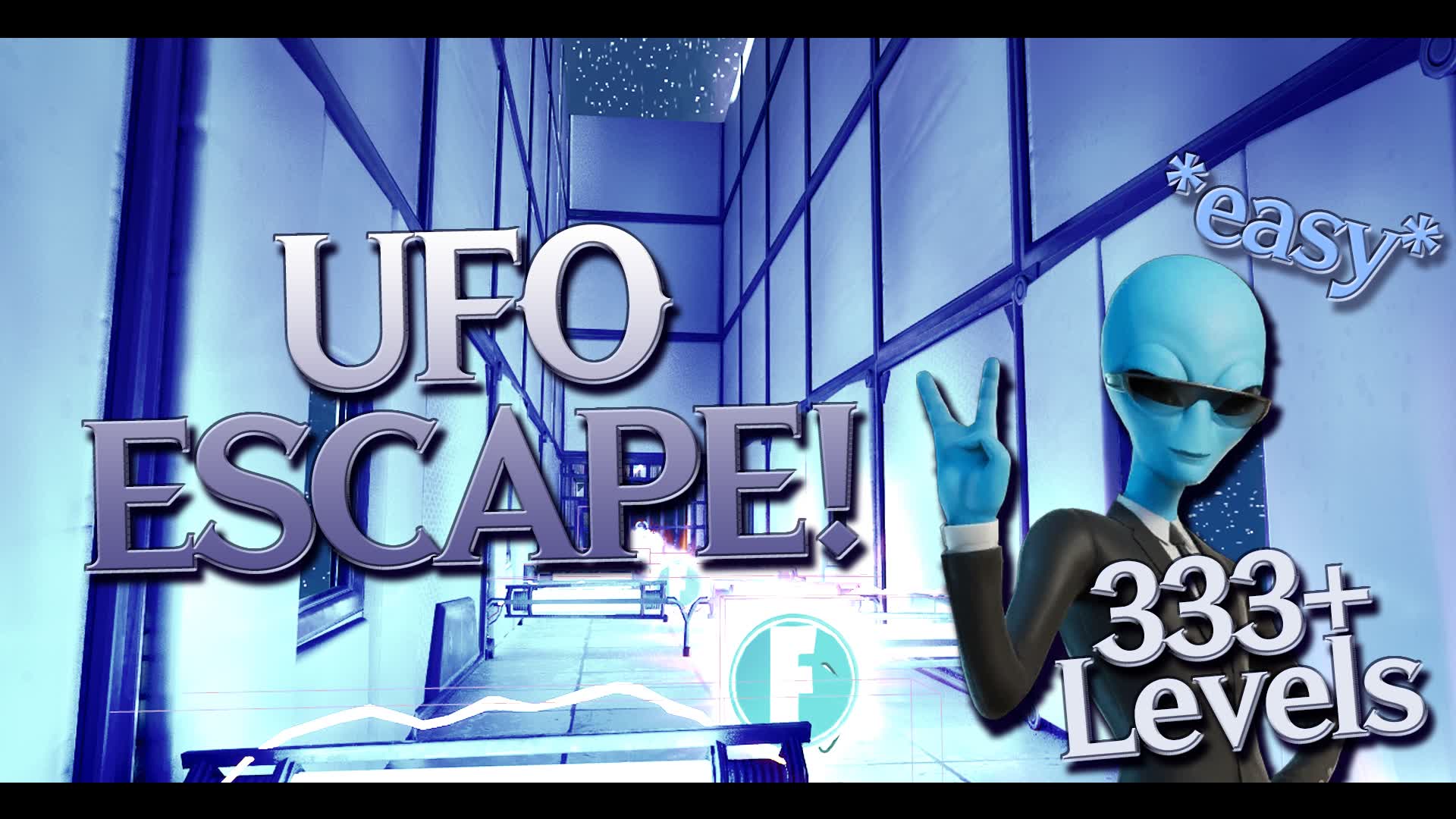 🛸333+ UFO ESCAPE PARKOUR🛸 [ 126east ] – Fortnite Creative Map Code