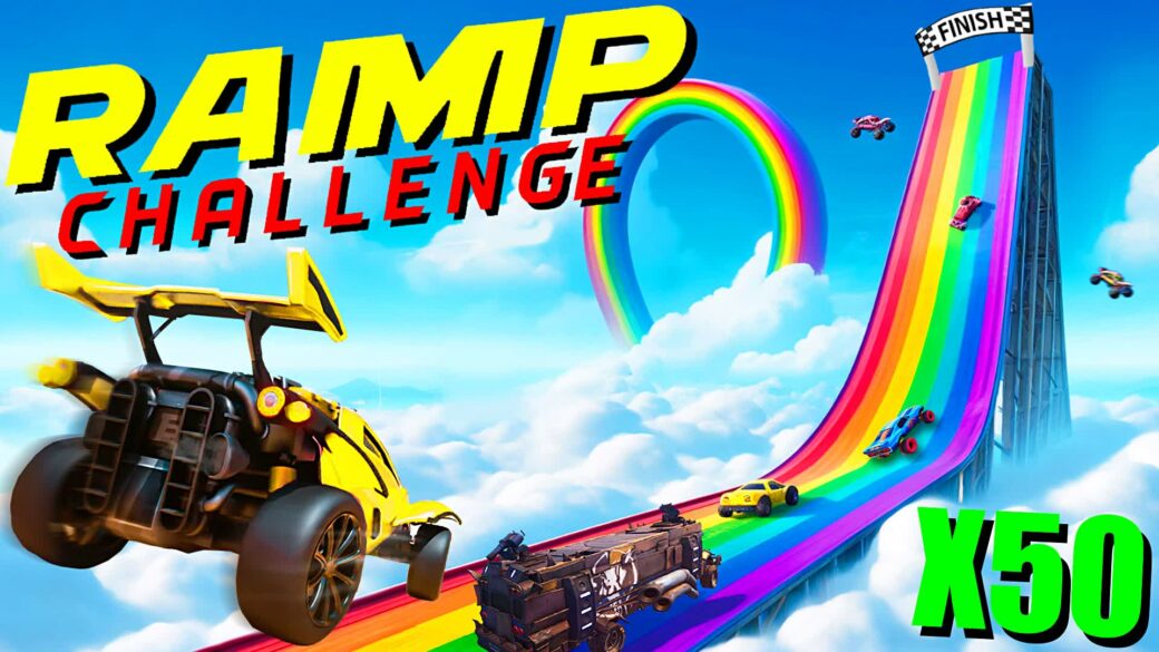 50 RAMP CHALLENGES 🚀 [ koco ] – Fortnite Creative Map Code