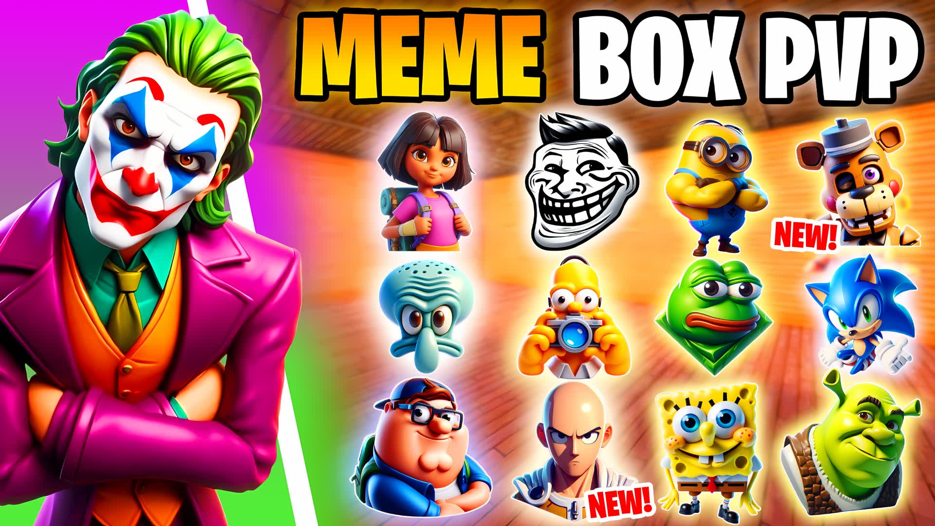 MEME BOX FIGHT📦 [ naisuu ] – Fortnite Creative Map Code
