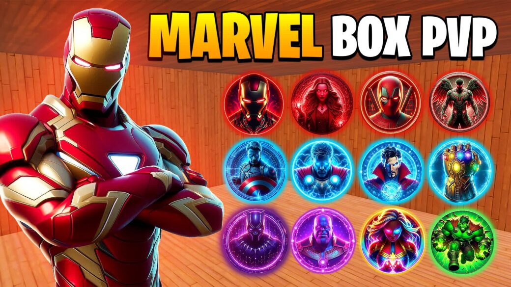 🦸‍♂️ MARVEL BOXFIGHTS 📦 [ montaz ] – Fortnite Creative Map Code