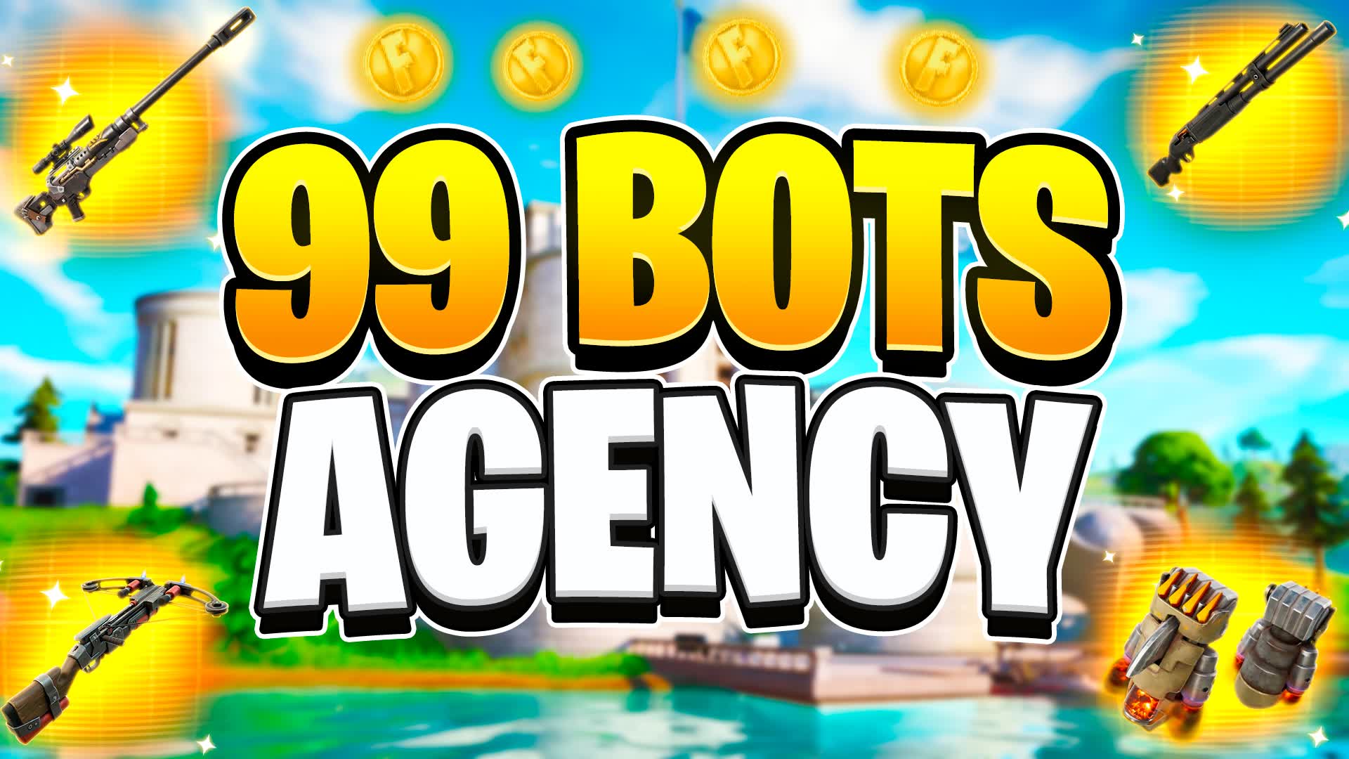 99 BOTS AGENCY ROYALE 🏆 [ darix ] – Fortnite Creative Map Code